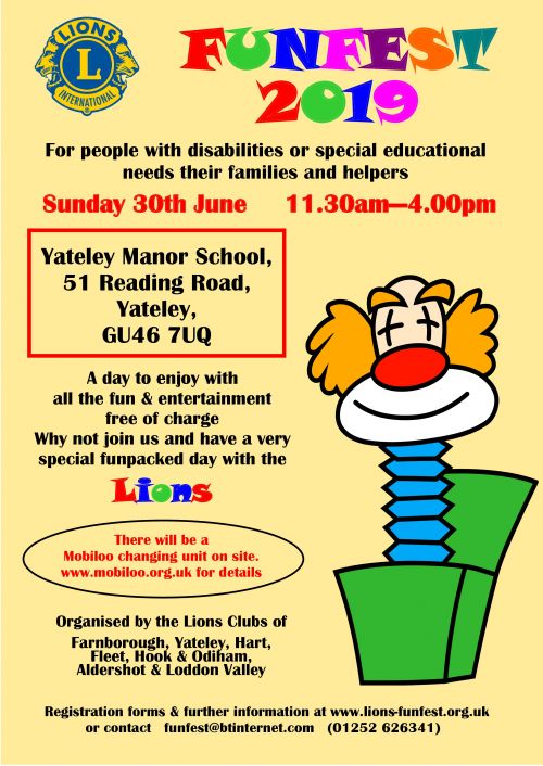 Lions Funfest - Welcome